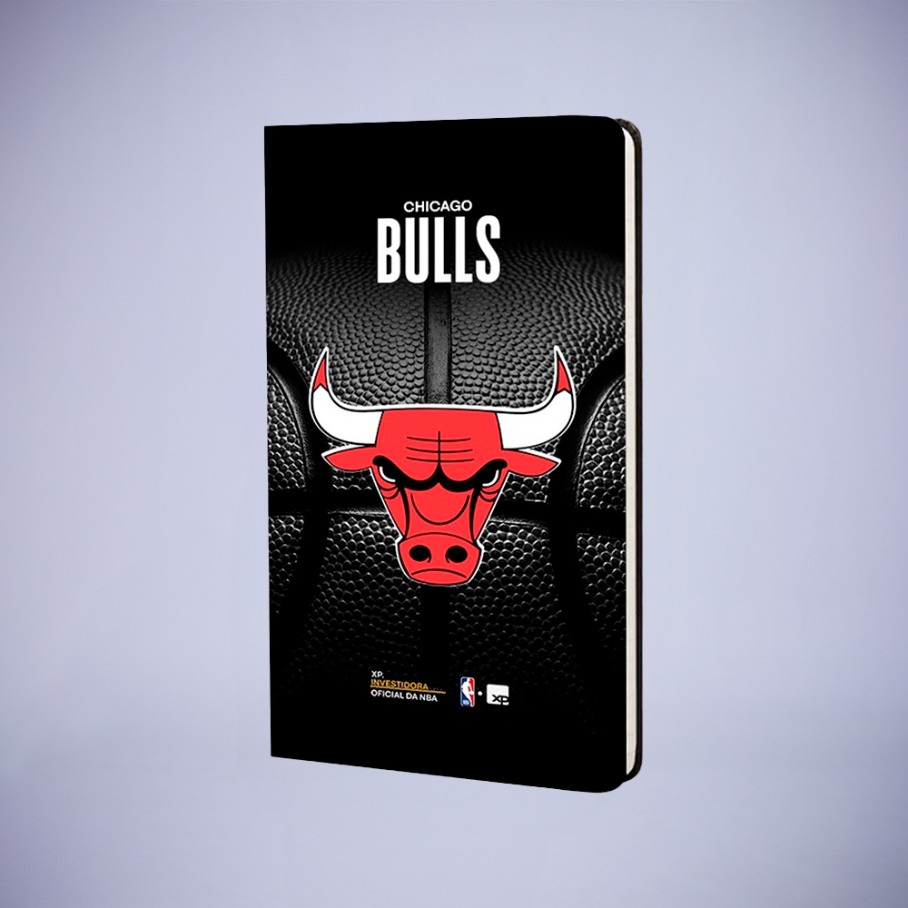 caderneta Chicago Bulls collab XP & NBA - XP Store Oficial
